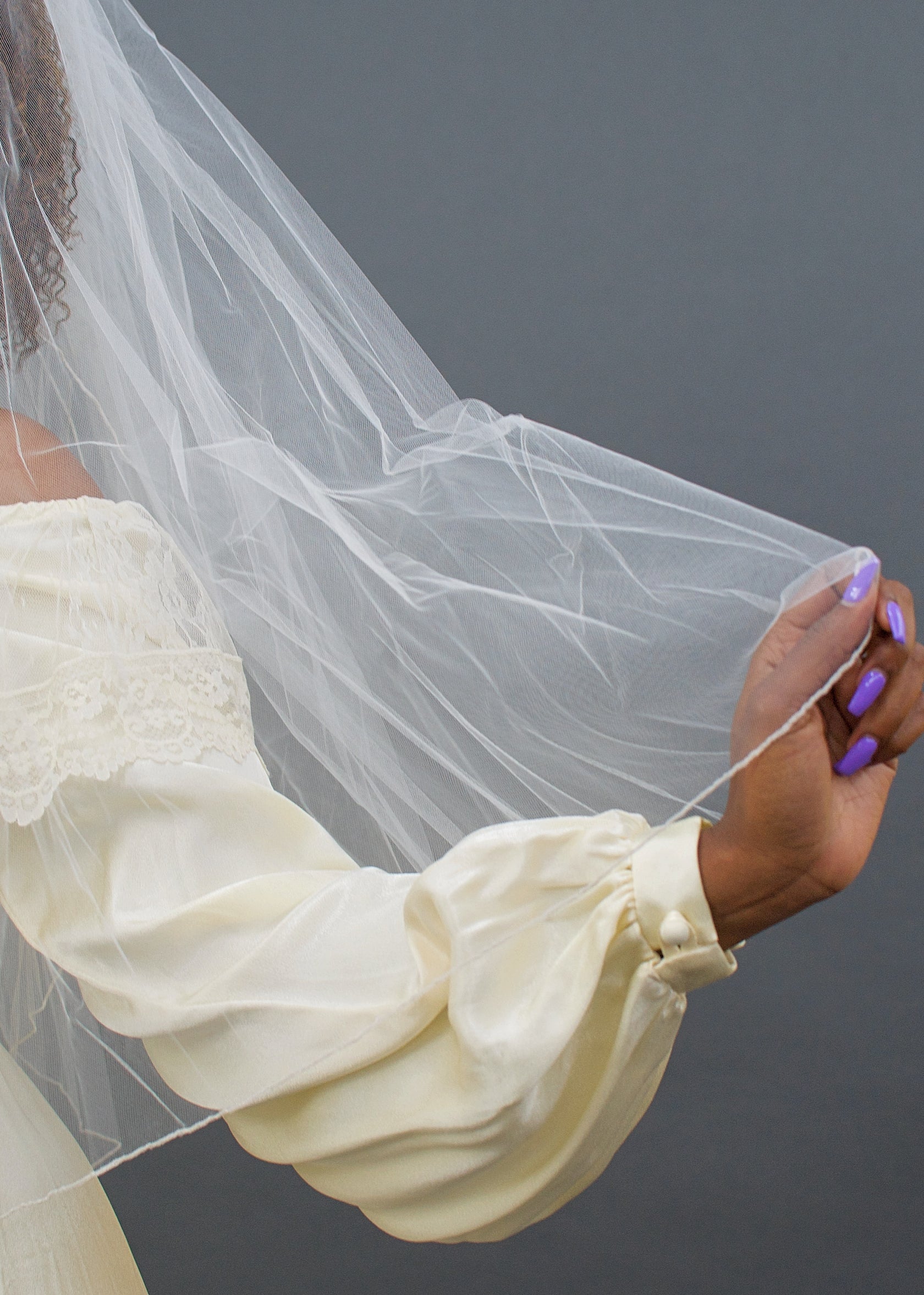 Hannah Three Tier Ivory Veil – ShopJemme