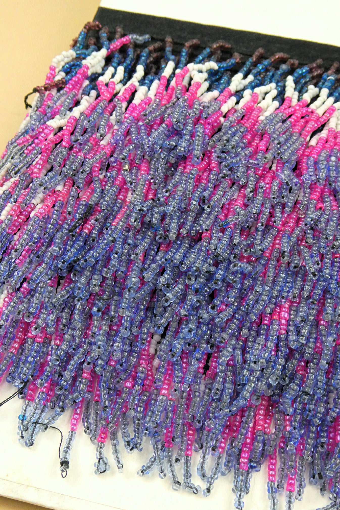 Multi Colored Beaded Trim, Sold by the yard – ShopJemme