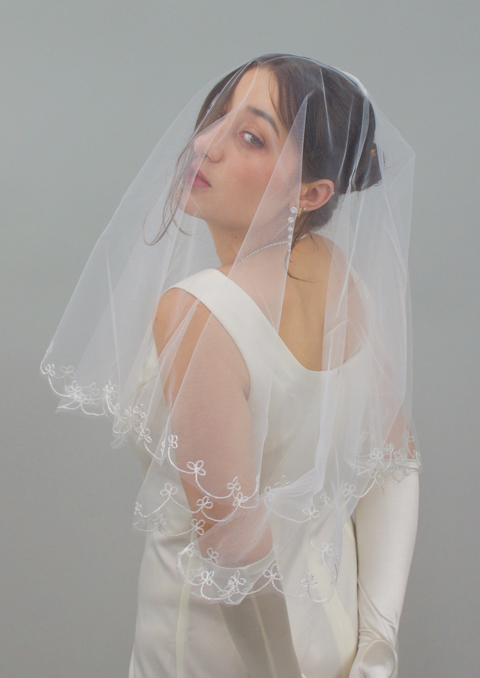 Rowan White Veil – ShopJemme